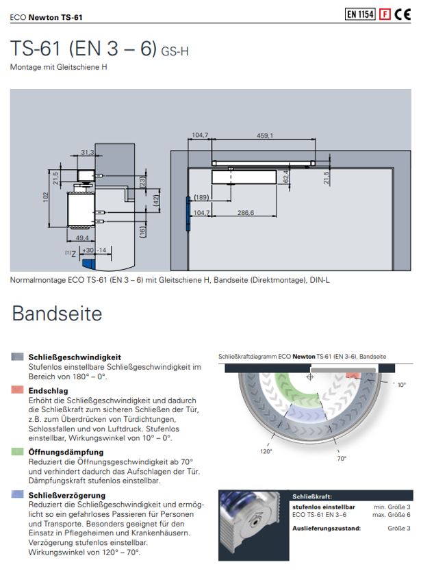 Shop für Türbeschläge, Fensterbeschläge und Türschließer - ECO ...