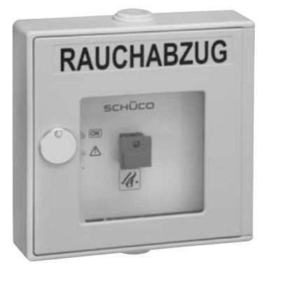 Shop für Türbeschläge, Fensterbeschläge und Türschließer - Schüco RWA- Taster 24 V DC